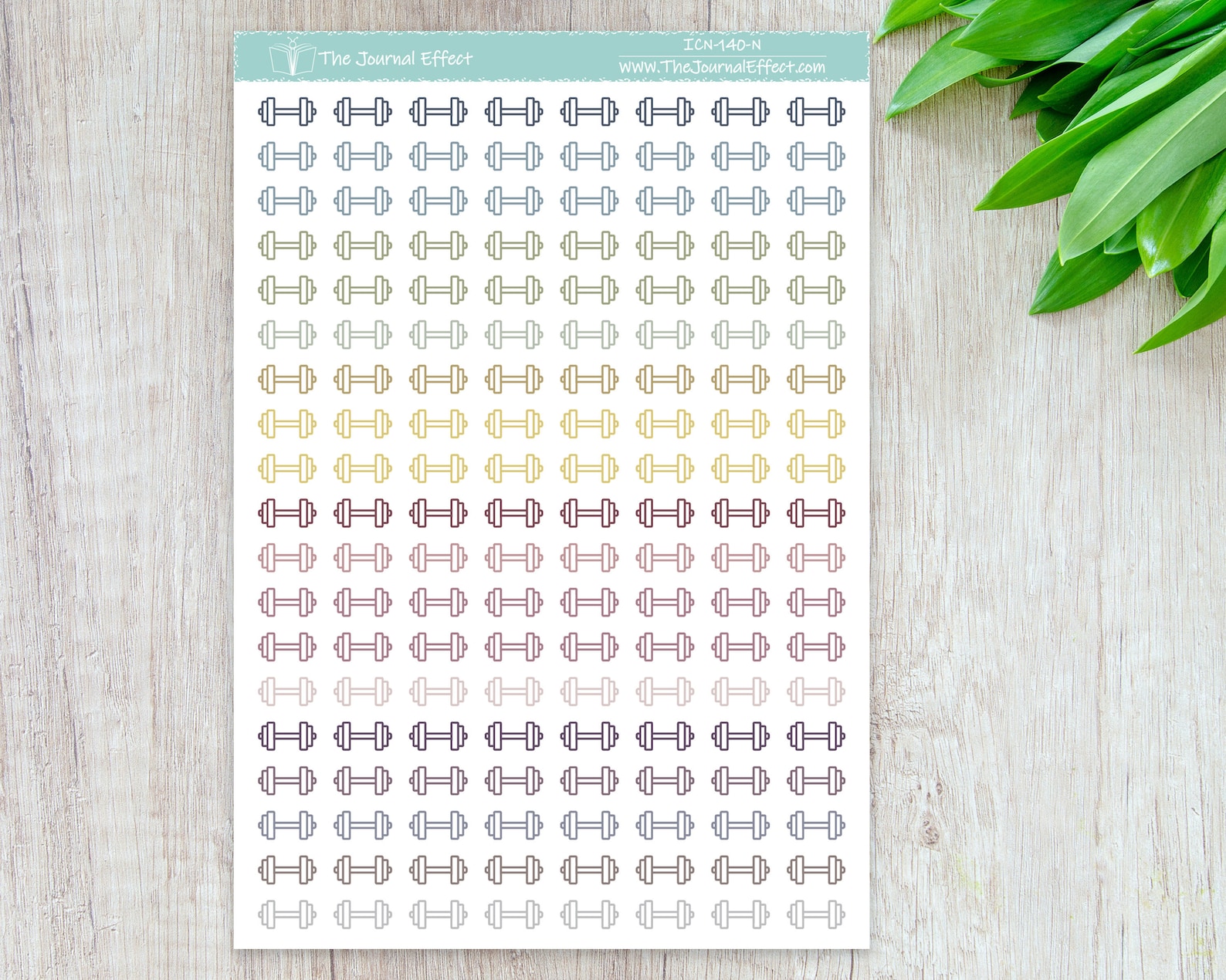 DUMBBELL, Mini Icon, Label Planner Stickers, Bujo, Functional Stickers ...
