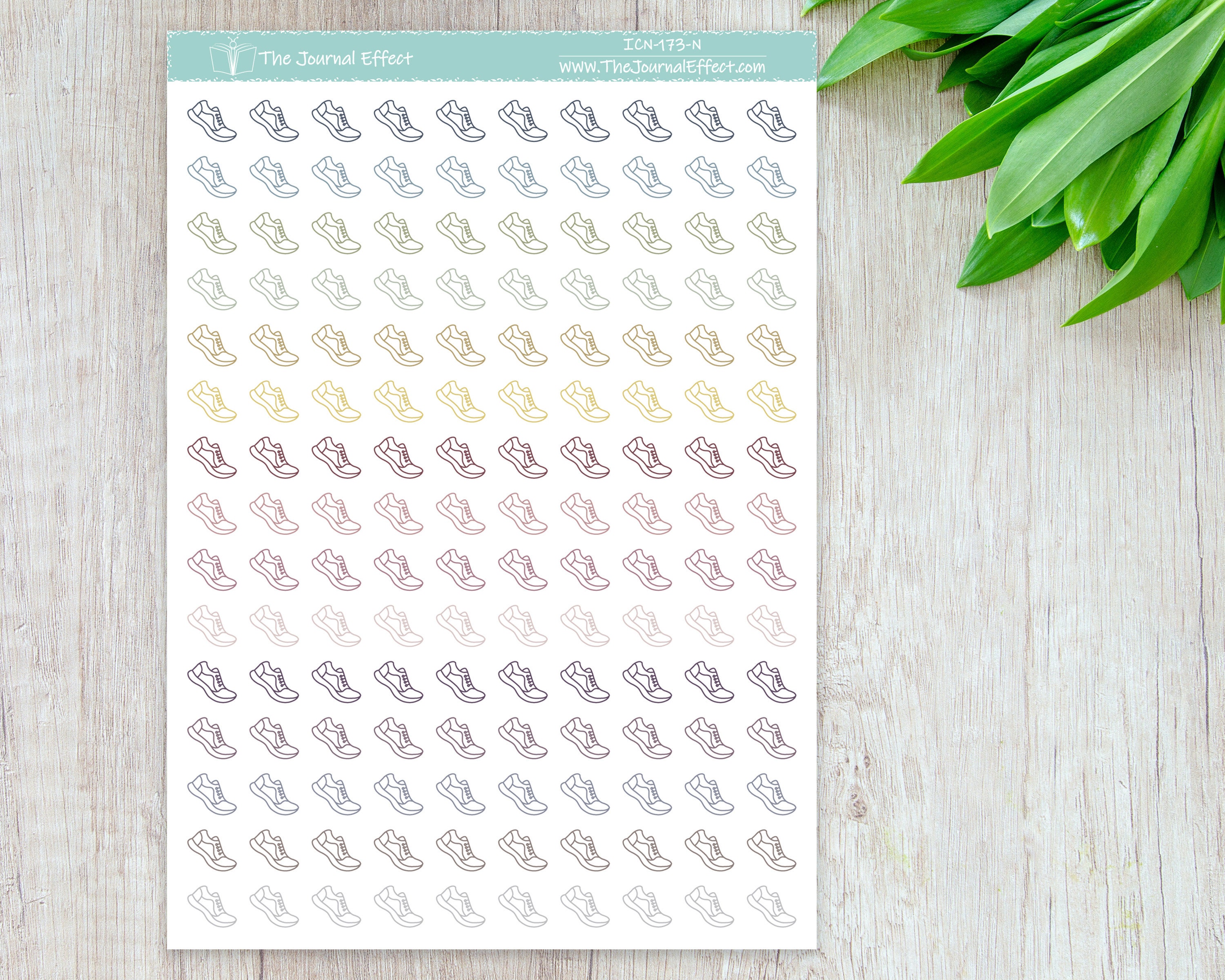 RUNNING / WALKING Mini Icon Label Planner Stickers for Erin - Etsy