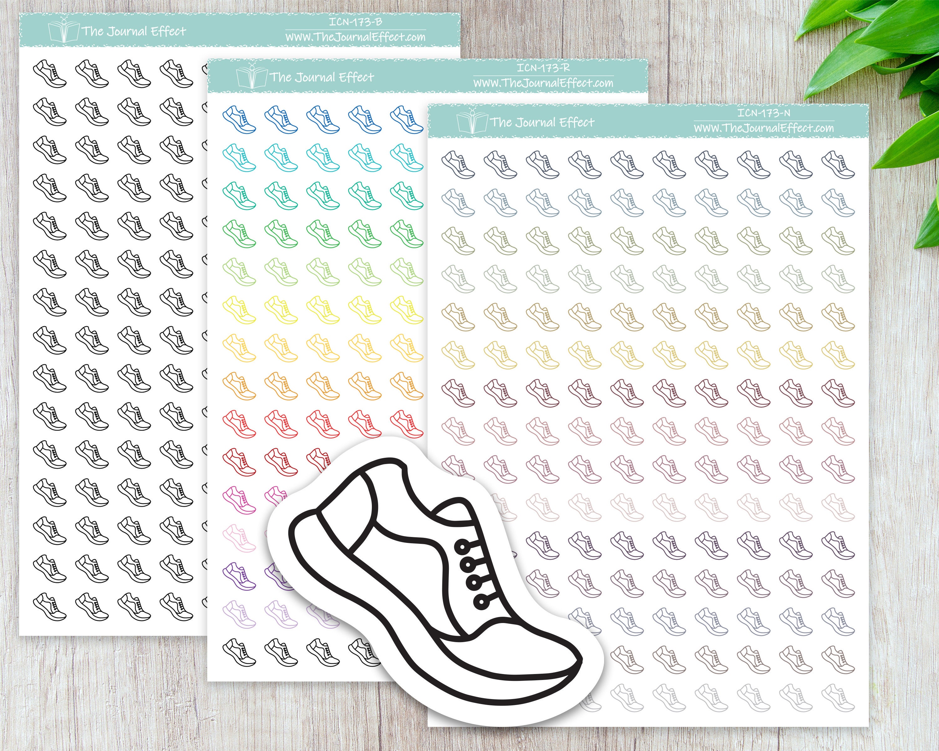 RUNNING / WALKING Mini Icon Label Planner Stickers for Erin - Etsy