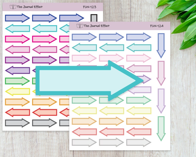 ARROW LABELS Functional Label Planner Stickers for Erin - Etsy