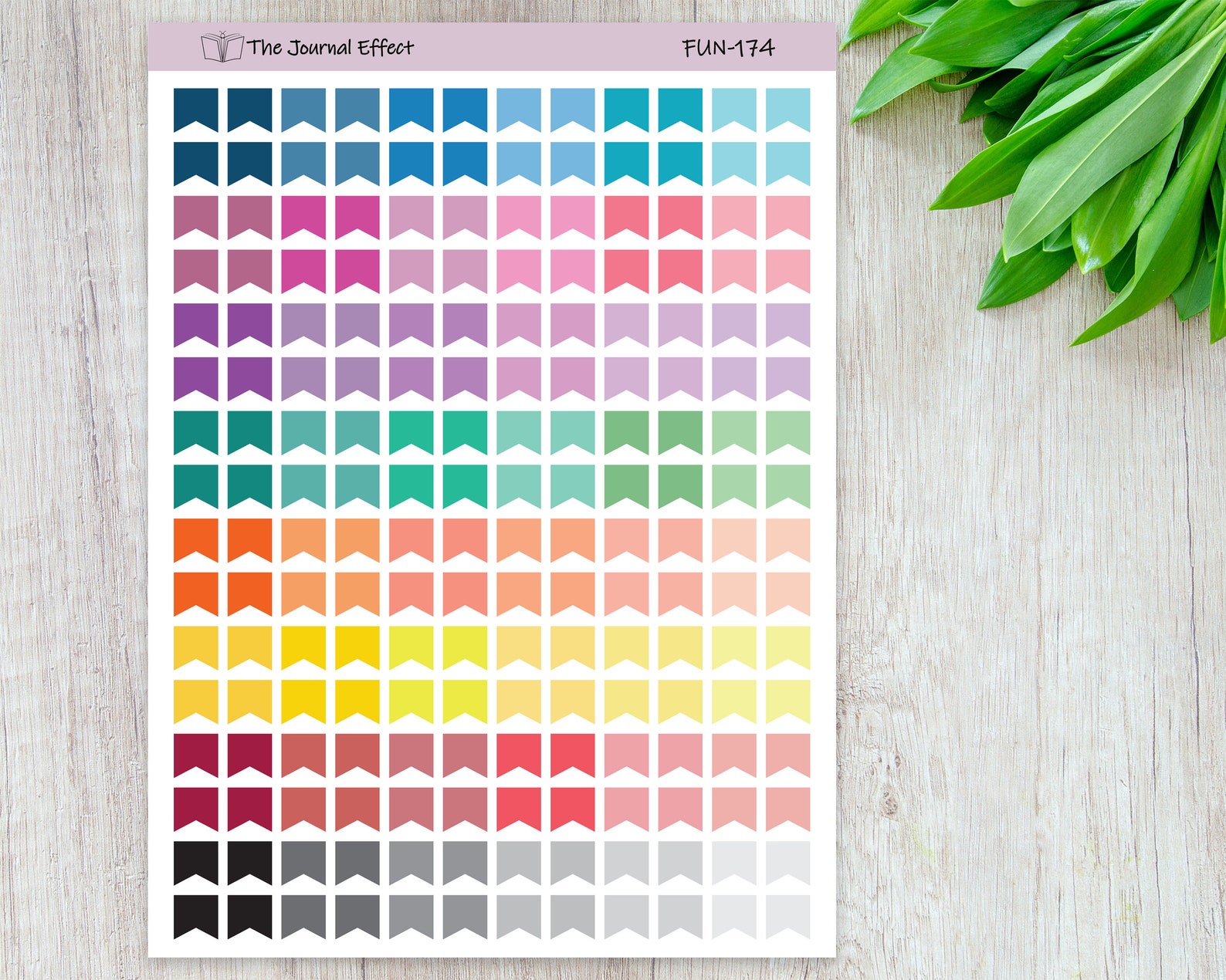 TINY FLAG Box Label Planner Stickers, Functional Planner Stickers ...