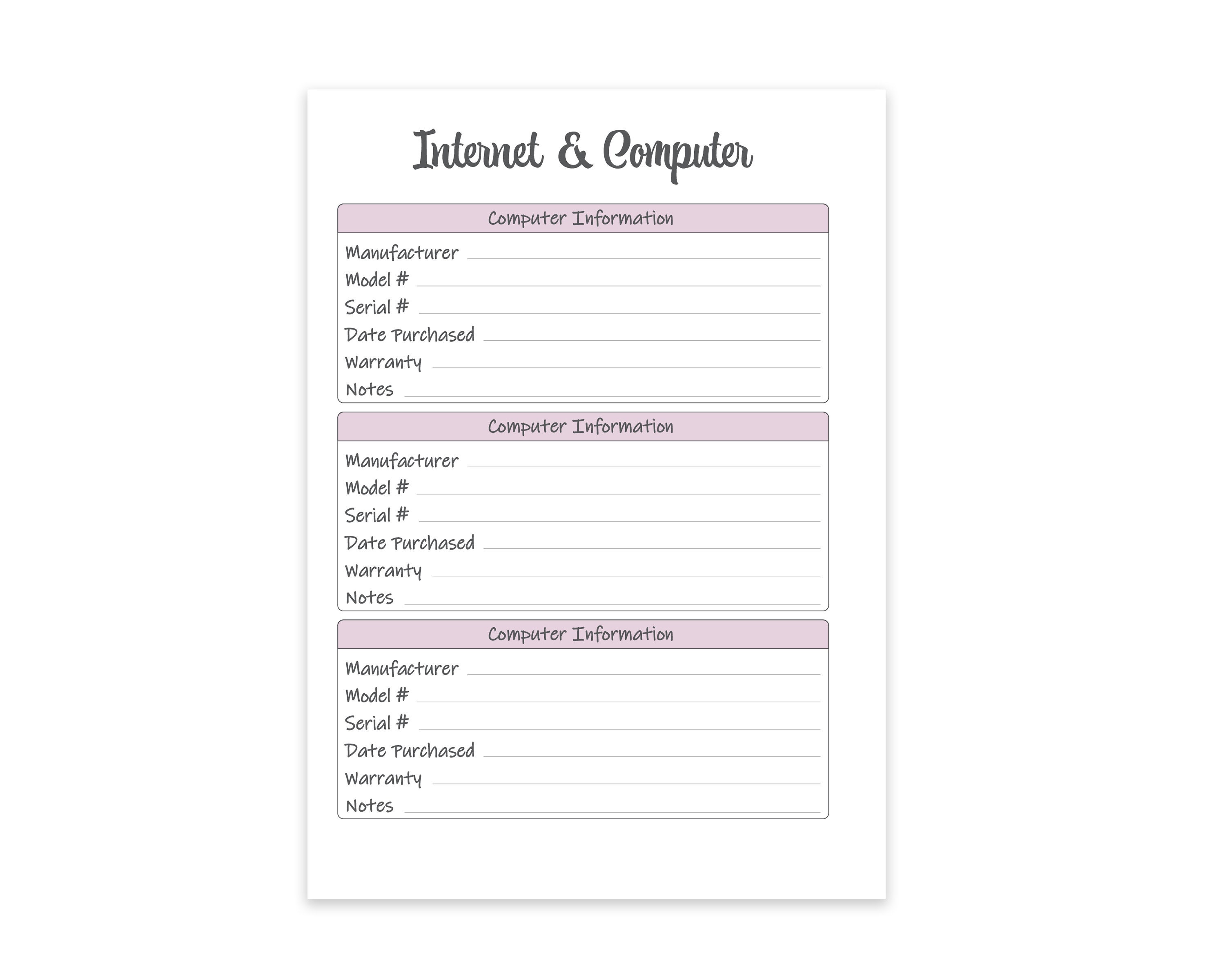 Dot PASSWORD LOGBOOK Booklet - Etsy