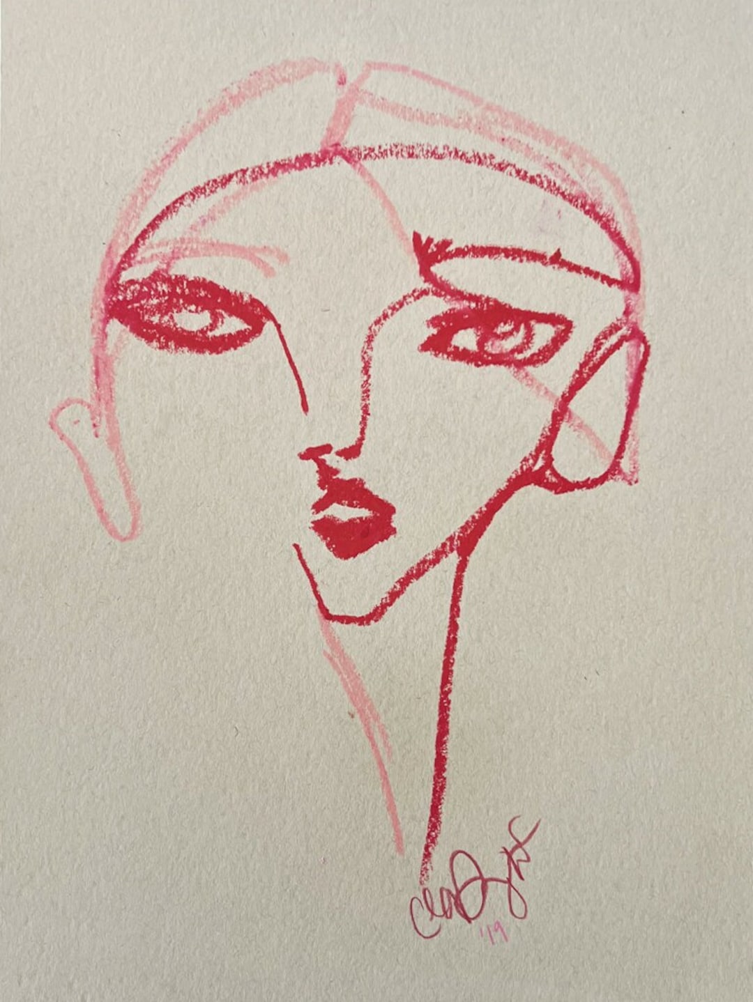 Abstract Face PRINT - Etsy