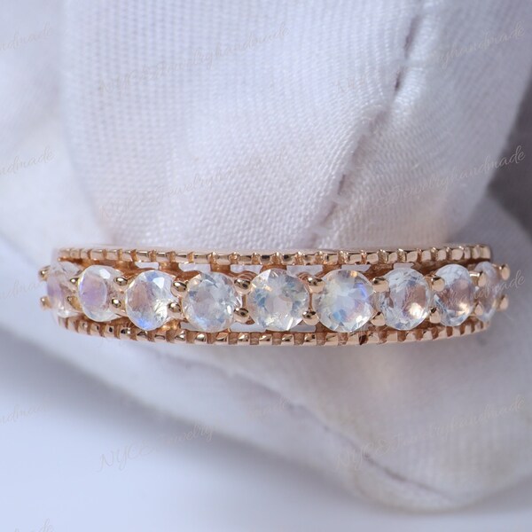 Moonstone Band - Etsy