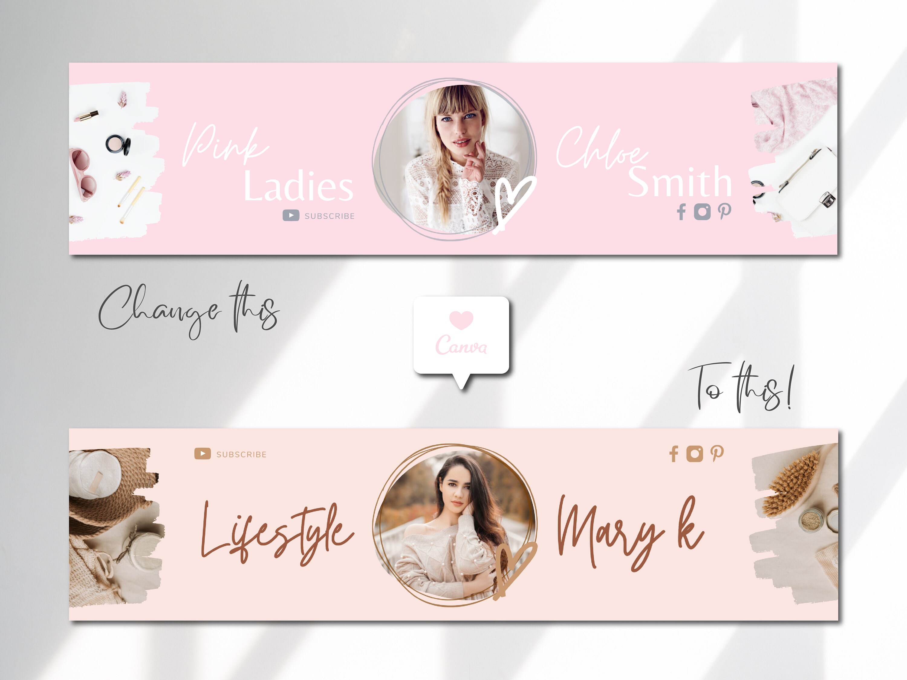 Youtube Branding Kit Personalized Banner Intro Outro & - Etsy