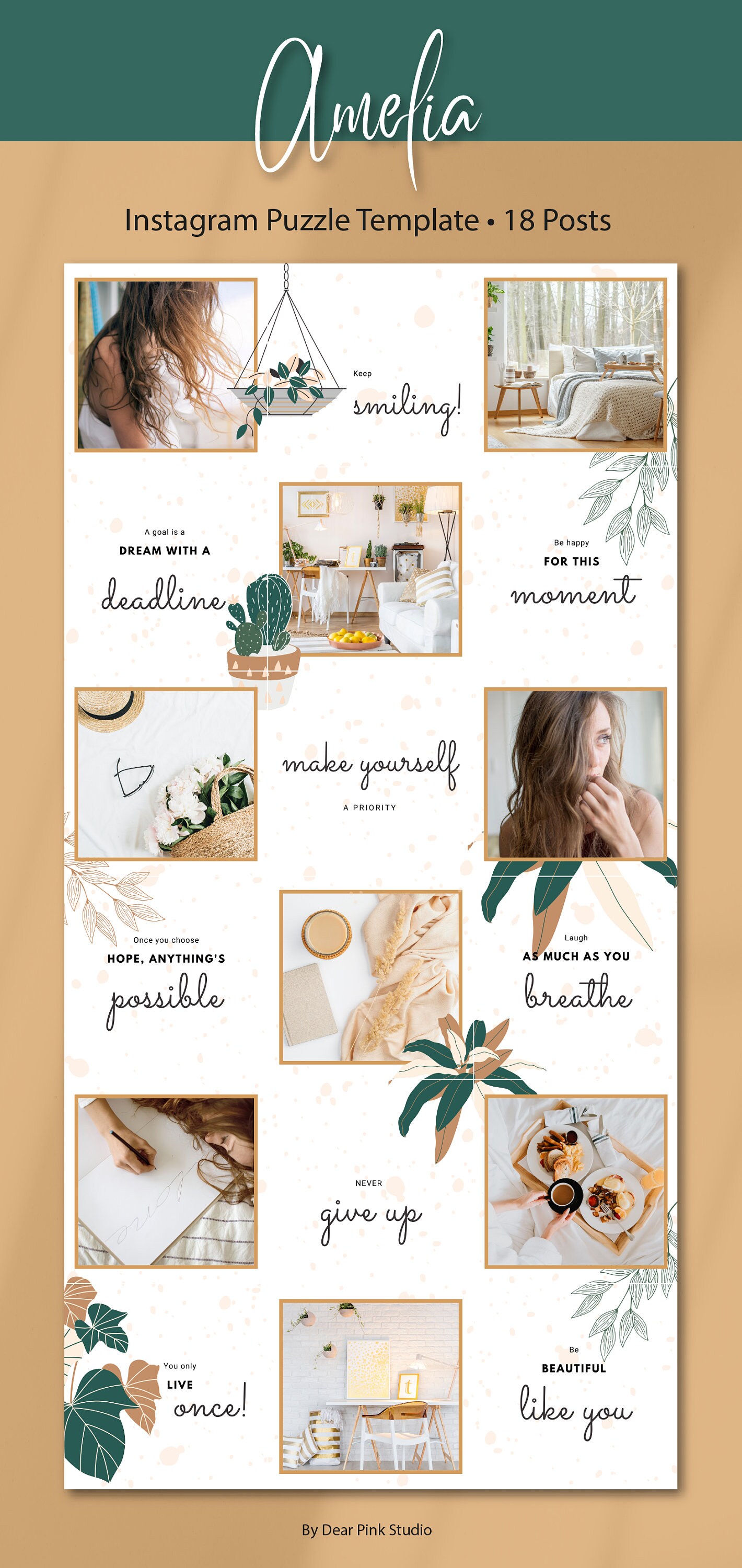 Minimalist Instagram Templates Abstract Instagram Template Instagram ...