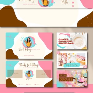 Youtube Bakery Branding Kit Personalized Banner, Intro, Outro ...