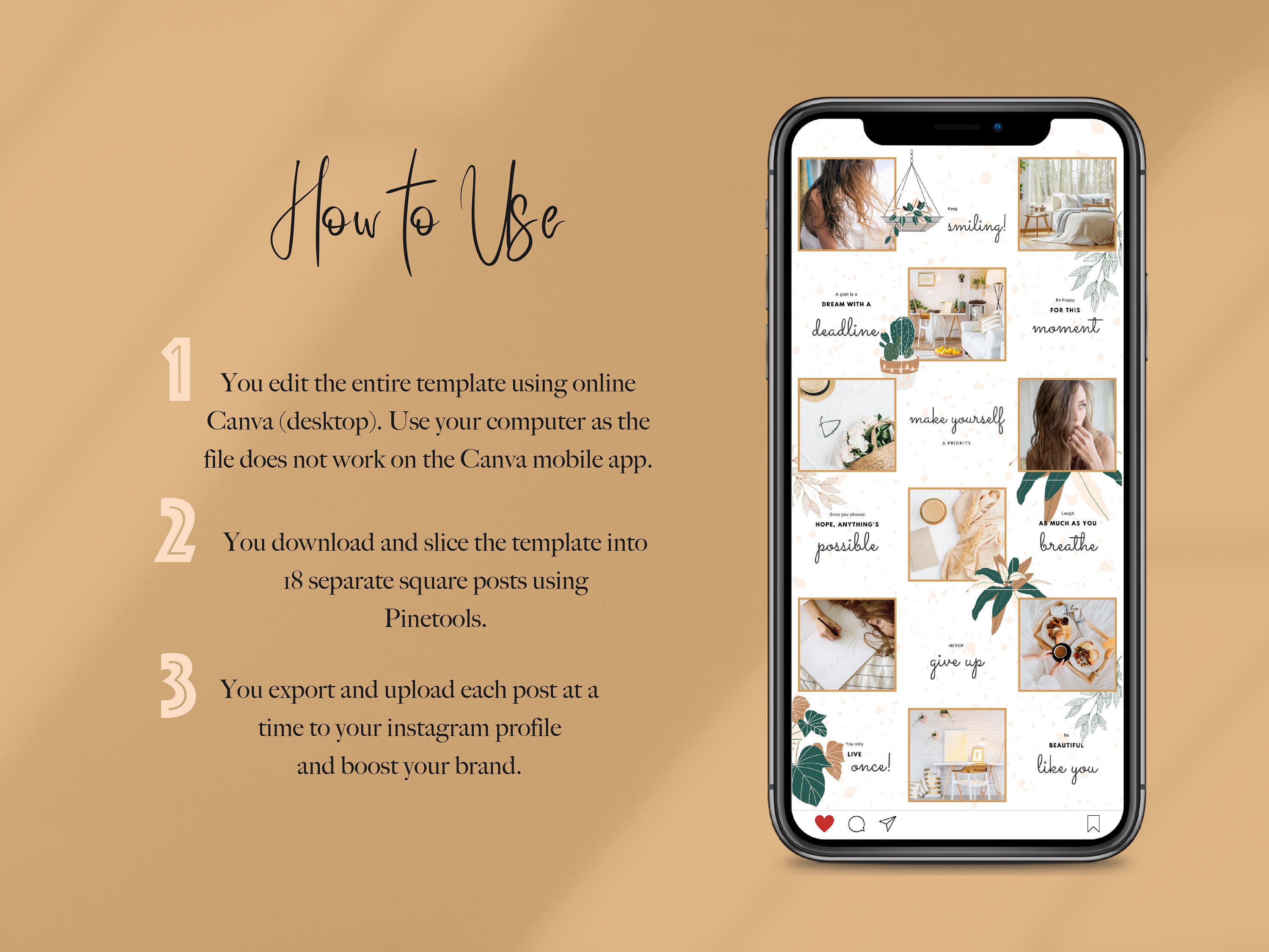 Minimalist Instagram Templates Abstract Instagram Template Instagram ...