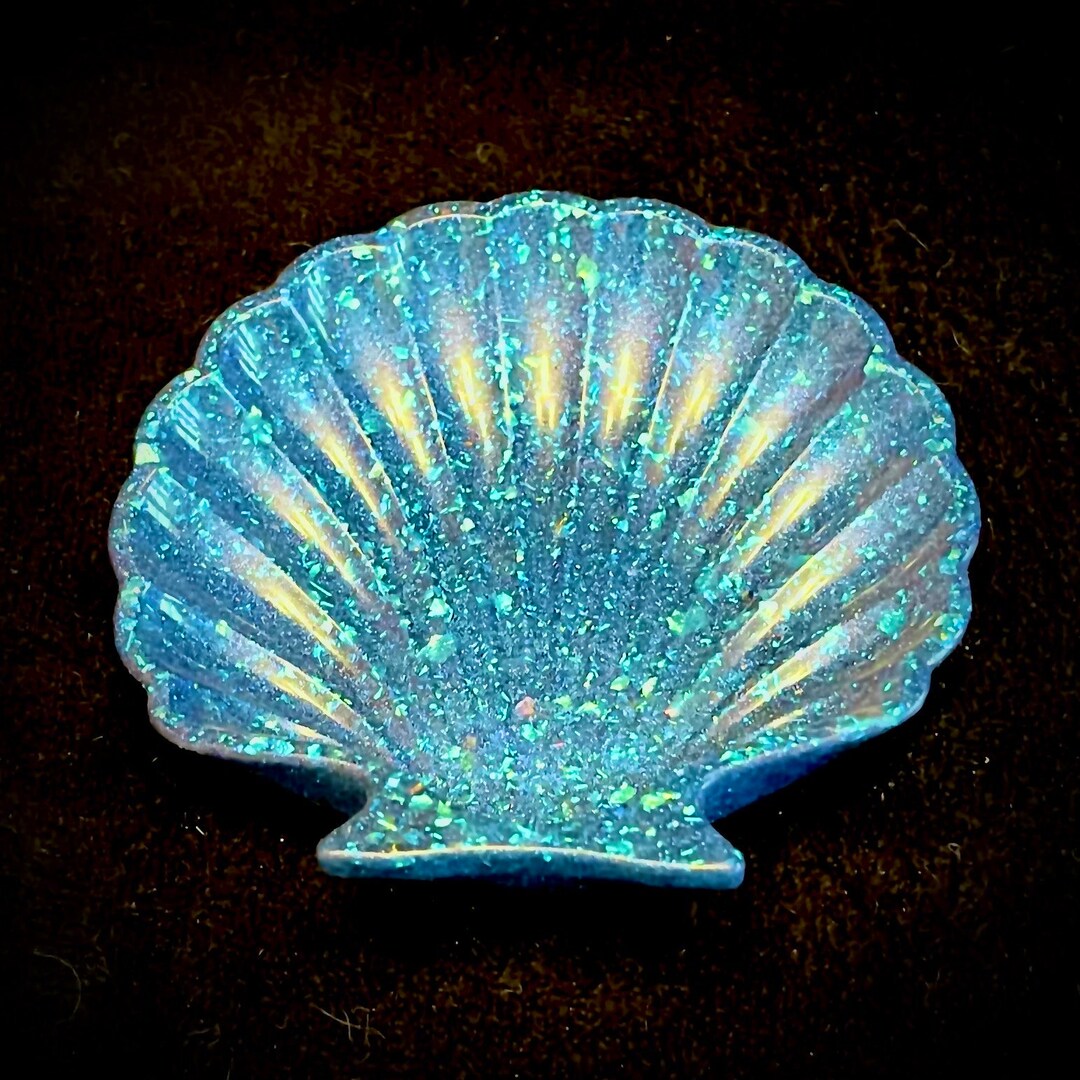 Mermaid Glitter Shell Pots - Glowy Glittery Dishes - Use for Air Plants ...