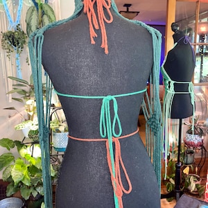 Handmade Princess Inspired Macrame Cover Dress - Adjustable From Size 0 ...