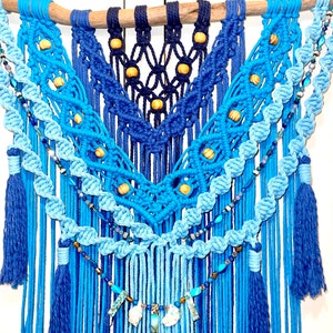 Macrame Wall Hangers With Added Crystals and Stones - Handmade Art With ...