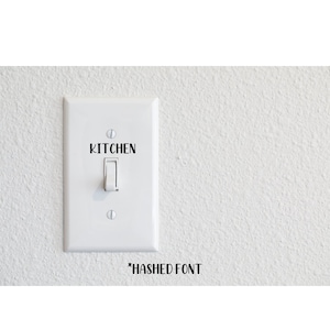 Light Switch Decal, AIR BNB Stickers, Rental Stickers - Etsy