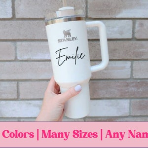 Personalized Name Vinyl Decal for 30oz Tumbler Custom Vinyl Sticker for ...