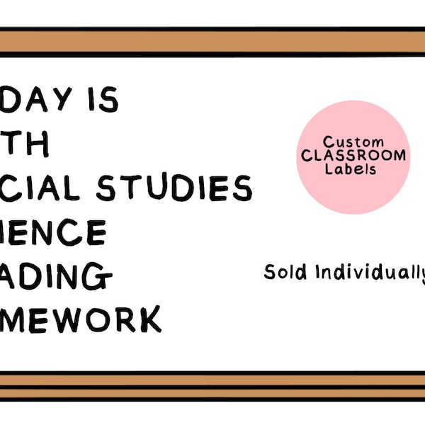 Decal Labels for Whiteboard - Etsy