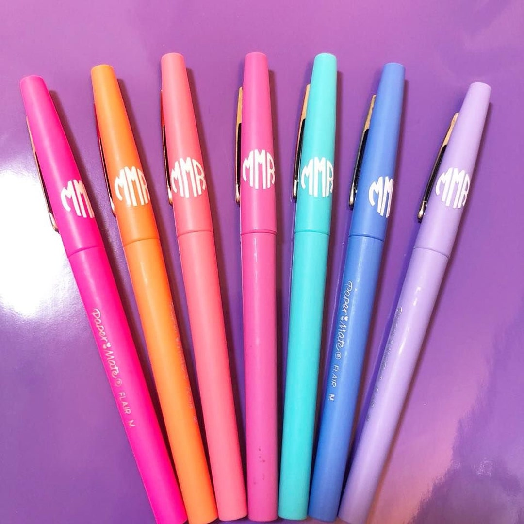 Monogram for Pens Pencils Highlighters School Supplies Pen - Etsy