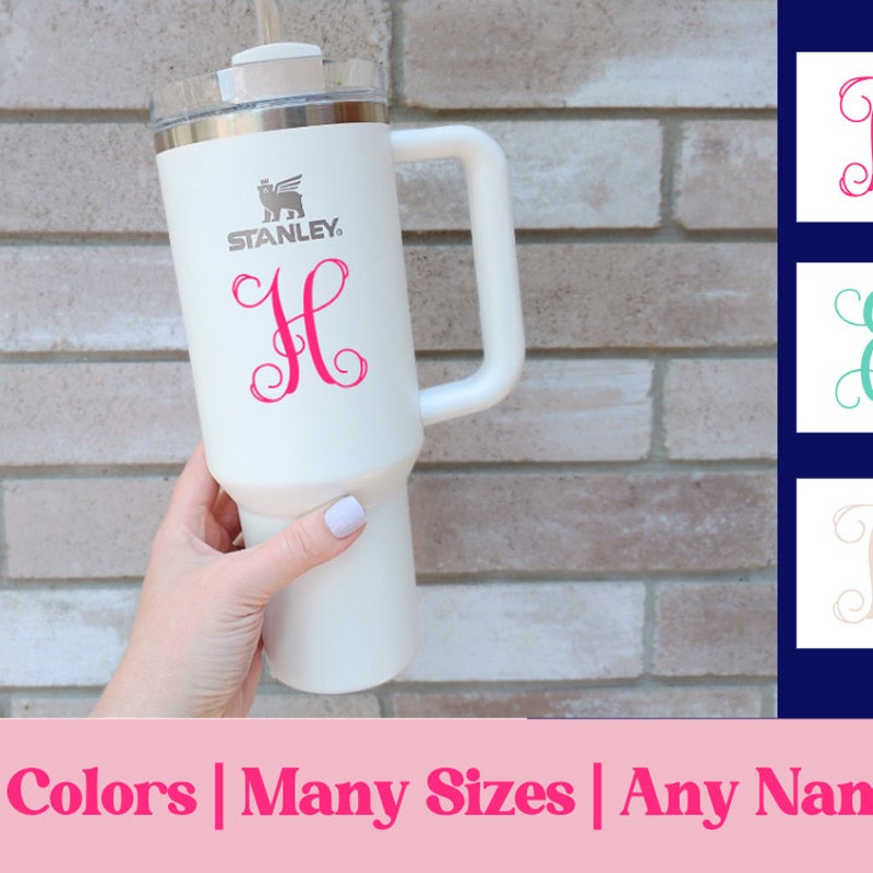 Vinyl Initial Decal - Etsy