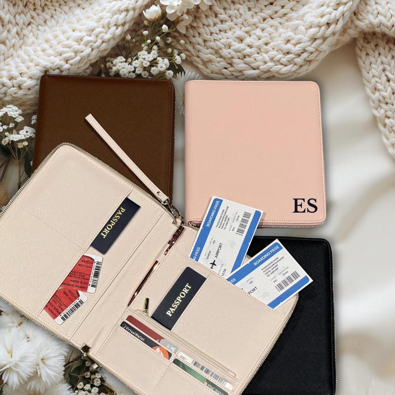 Travel Document Organizer - Etsy