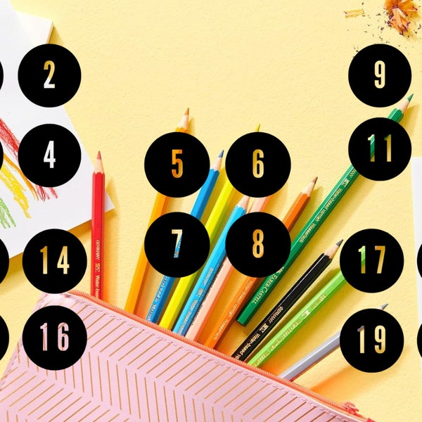 Line up Numbers - Etsy