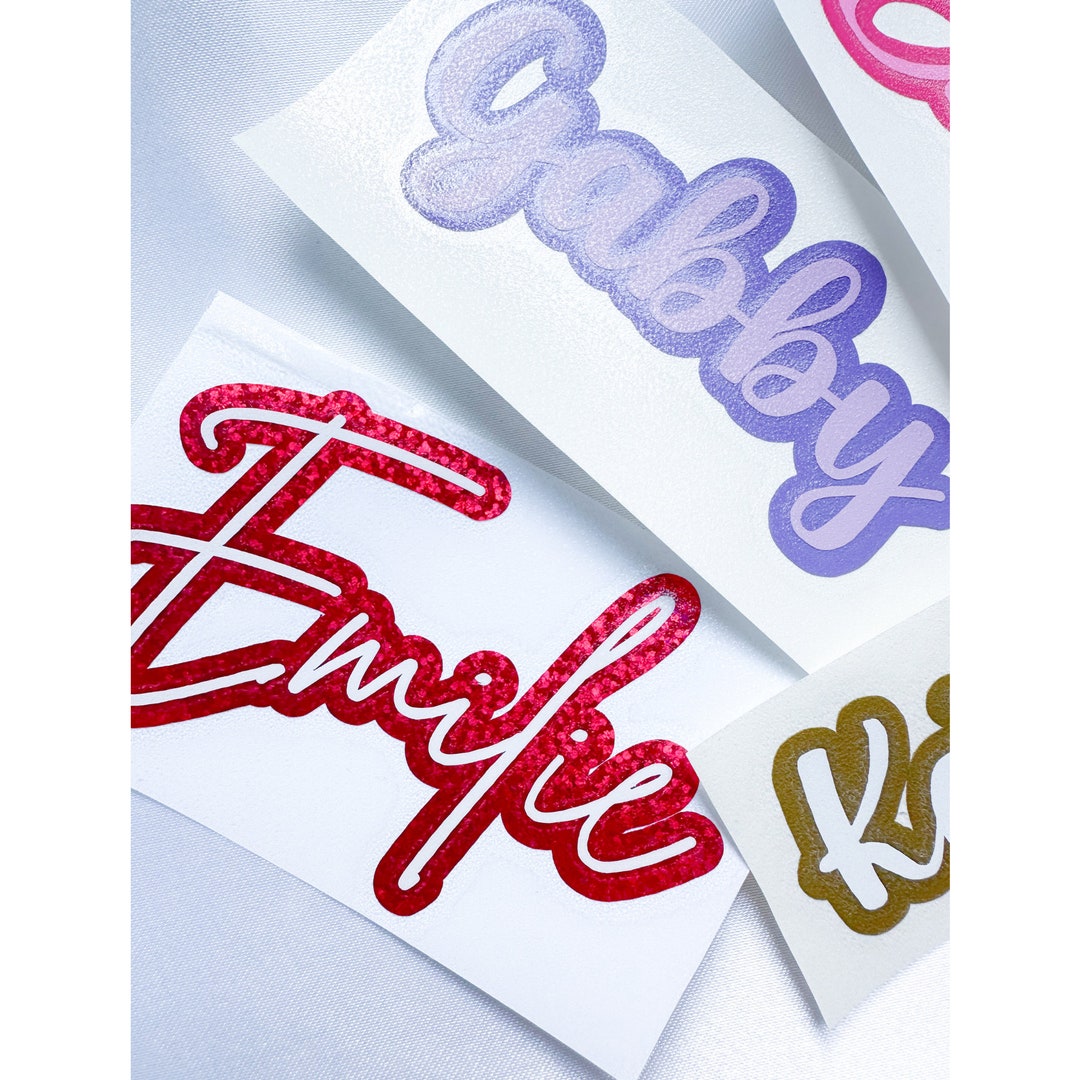 Custom Name Decal Car Decals for Women Layered Vinyl Decal Layered Name ...