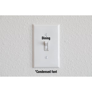 Light Switch Decal, AIR BNB Stickers, Rental Stickers - Etsy