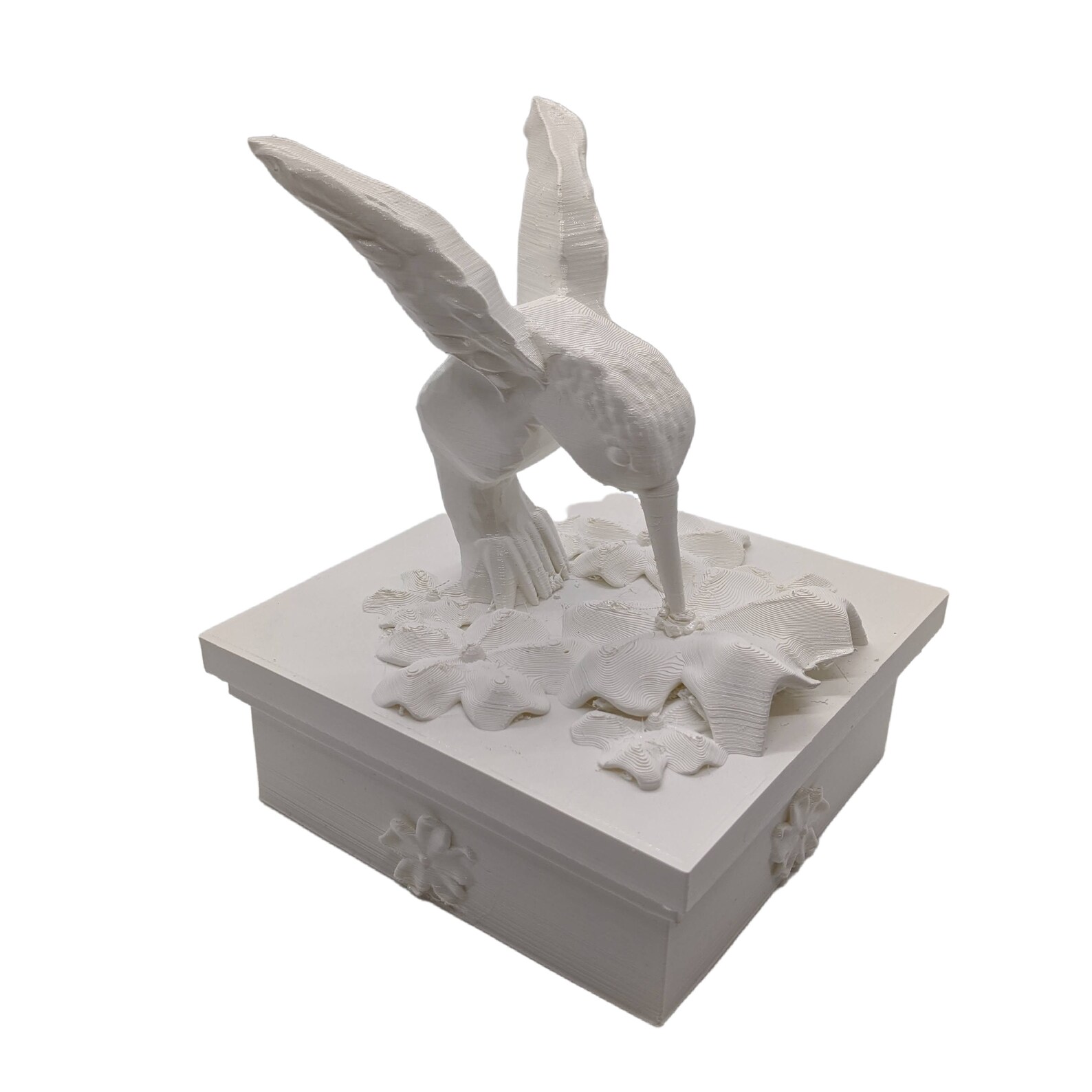 Hummingbird 4x4 or 6x6 Post Cap | Wood White or Hand-painted ...