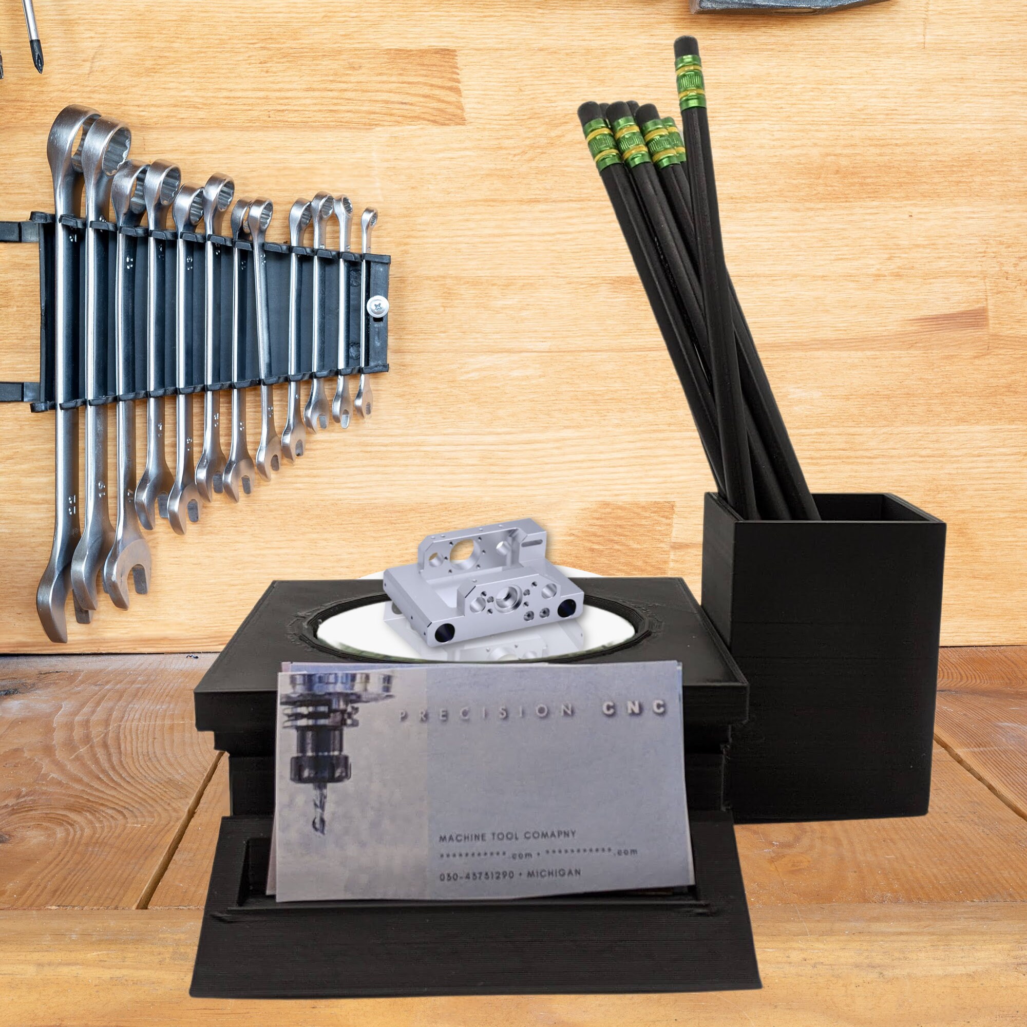 Turntable card display | Trade show display | caddy | organizer ...