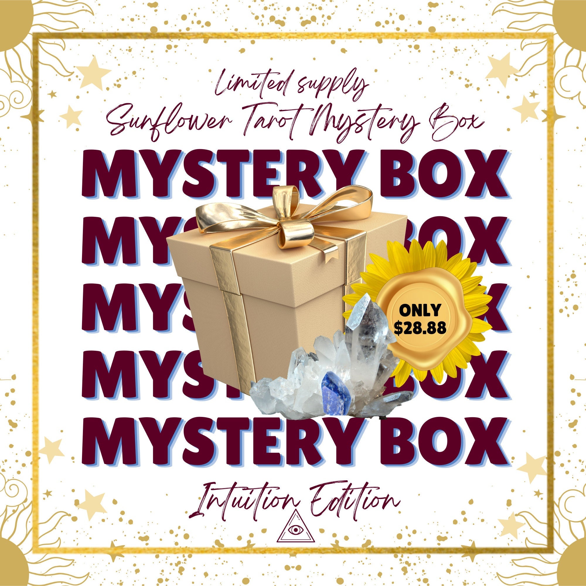 Sunflower Tarot Mystery Box - Etsy