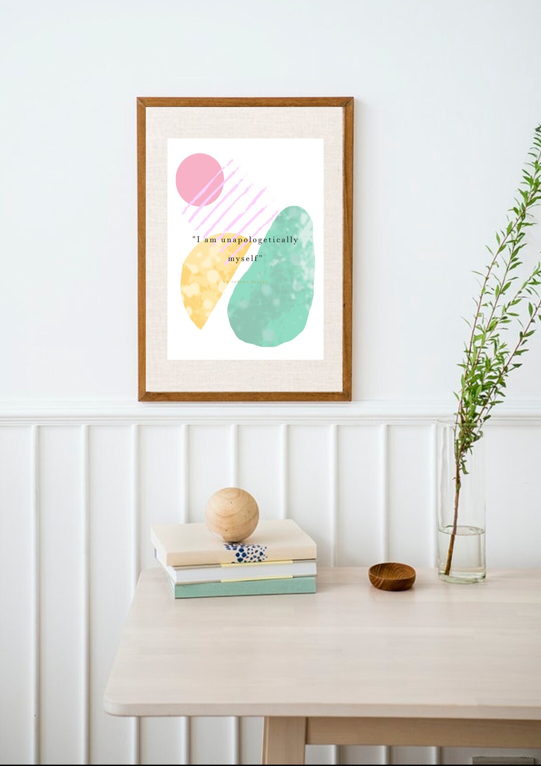 Unapologetically Myself | Unframed | A6 A4 A3 | Strong Women | Quote ...