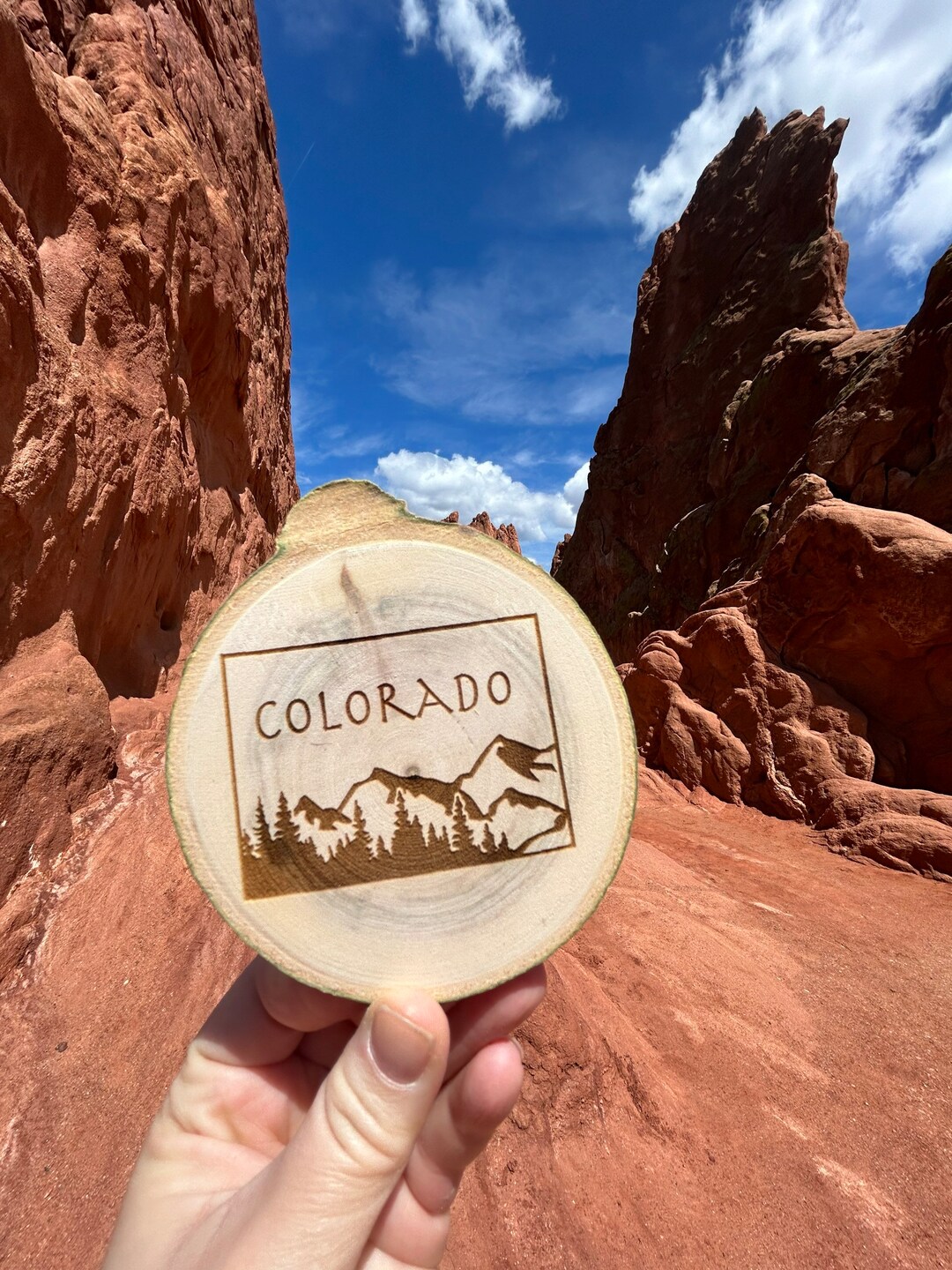 Colorado Coasters on Aspen Wood, Colorado Souvenir, Rocky Mountains ...