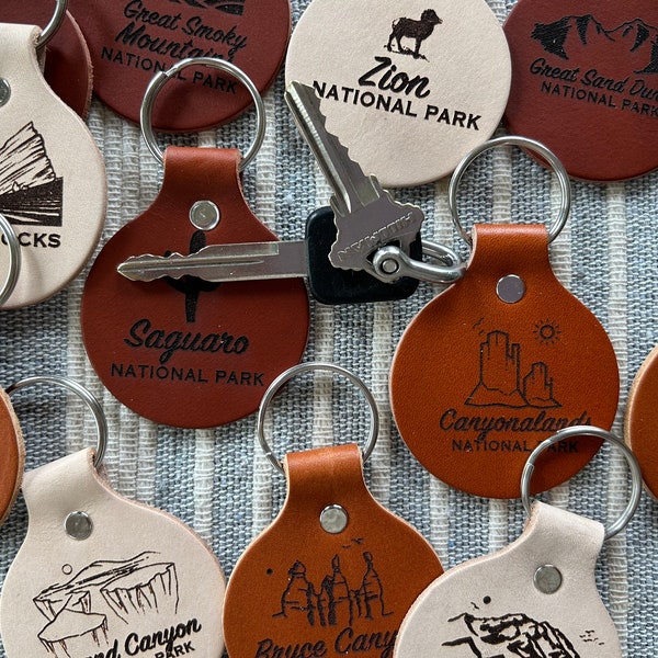 Yellowstone Keychain - Etsy