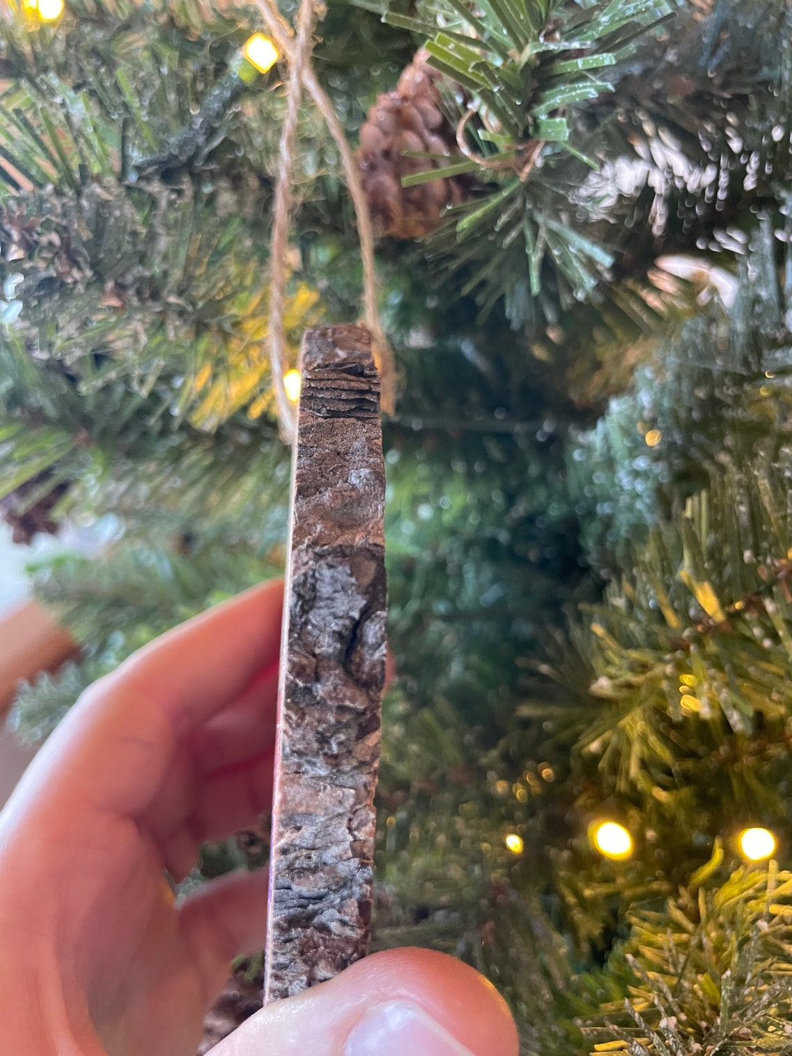 Sequoia National Park Christmas Ornament: Hand-painted Wood Slice Art ...