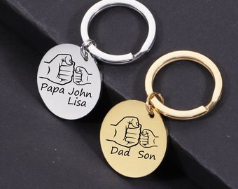 Custom Daddy Penny Keychain Daddy Keychain Dad Keychain - Etsy
