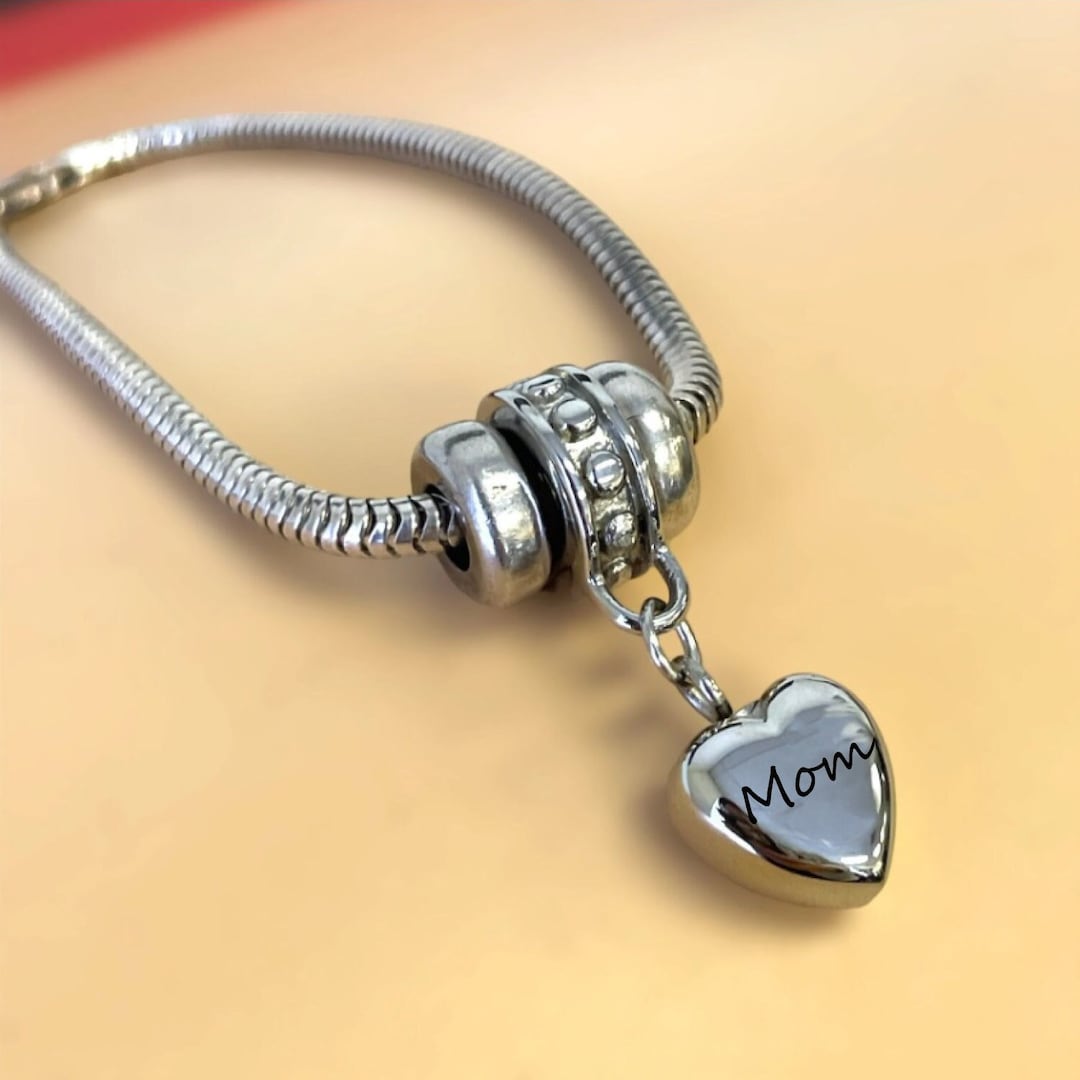 Heart Pandora Urn Jewelry Urn Bracelet Charm Urn Cremation Urn Ashes ...