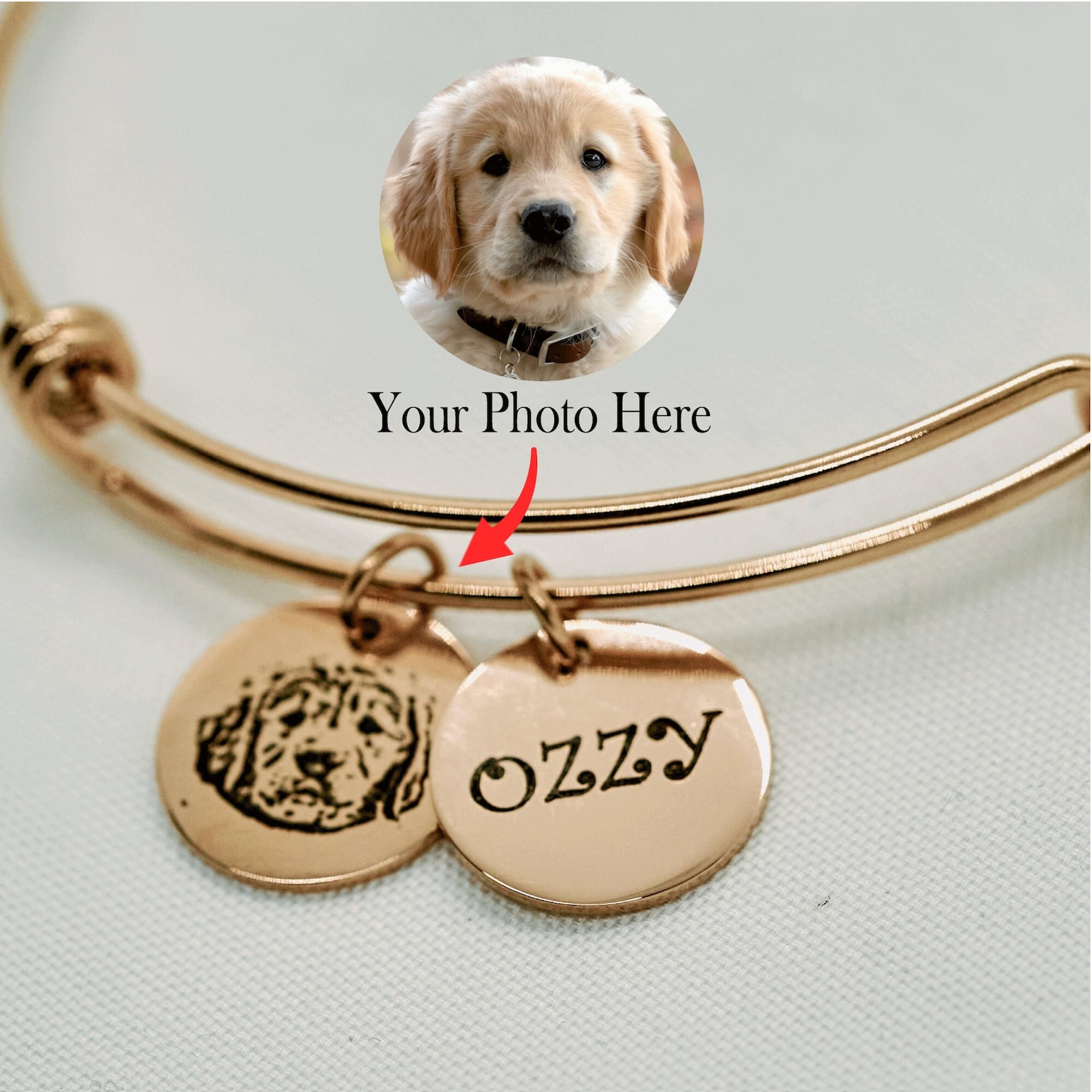 Custom Dog Portrait Bracelet Pet Portrait Bracelet Cat - Etsy