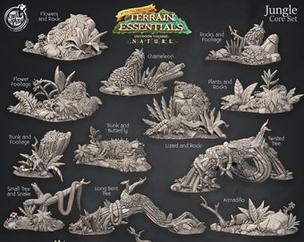 Jungle Miniature Terrain - Etsy