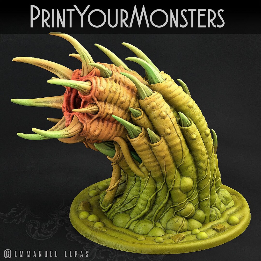 Swamp Worm set, Total Worms II Print Your Monsters Tabletop & RPG ...