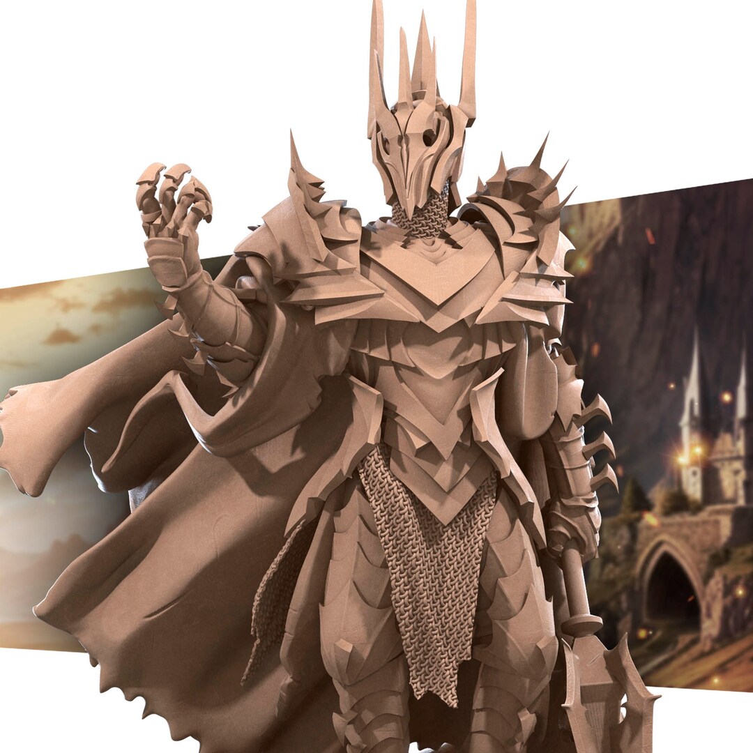 Dark Lord Rings Villain's Bite the Bullet Tabletop & RPG Miniature - Etsy