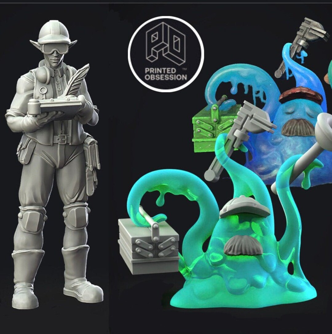 Safty Elf and Bob the Plumber set, Dungeon Cleaners Printed Obsession ...