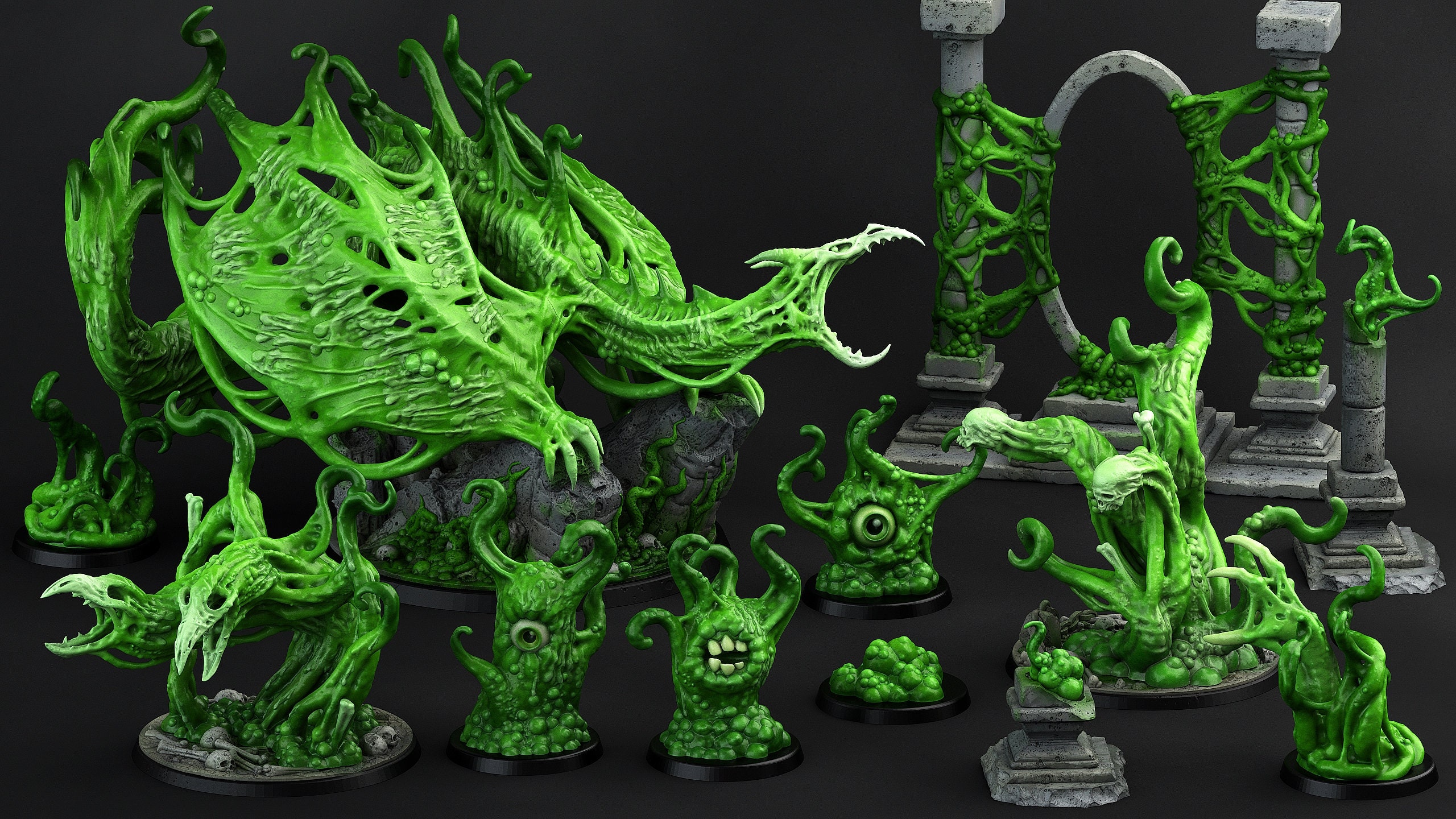 Sentient Vulture Ooze Thralls of the Ooze Lord Print Your - Etsy