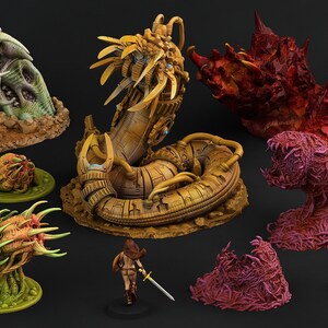 Worm Swarm set, Total Worms II Print Your Monsters Tabletop & RPG ...