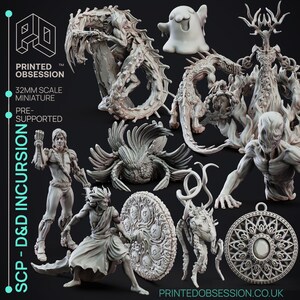 With Many Voices, SCP Incursion REDACTED Printed Obsession Tabletop ...