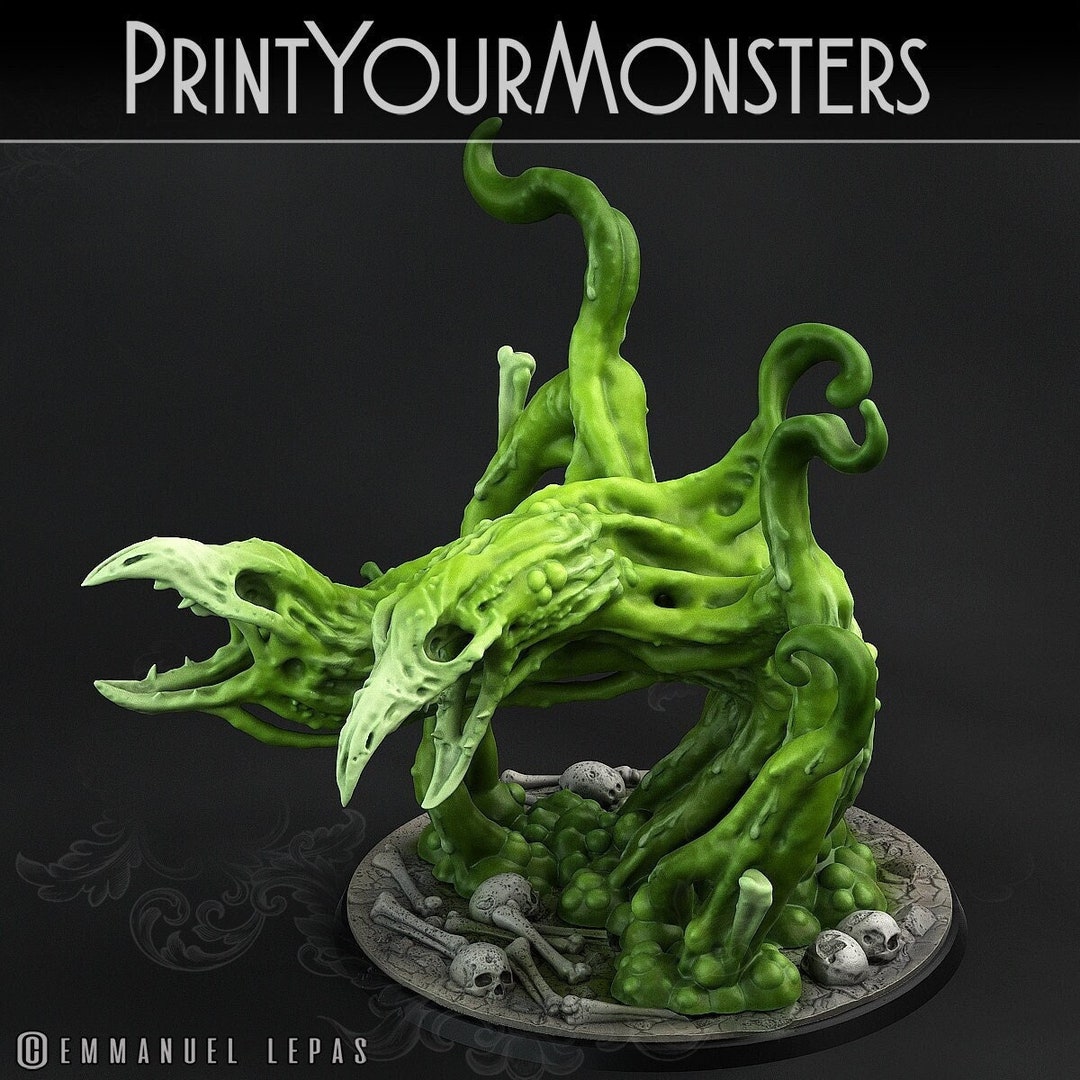 Sentient Vulture Ooze, Thralls of the Ooze Lord Print Your Monsters ...