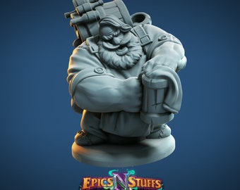 Dwarf Barkeep 32mm Resin Miniature Dnd Miniatures Dungeons & Dragons ...