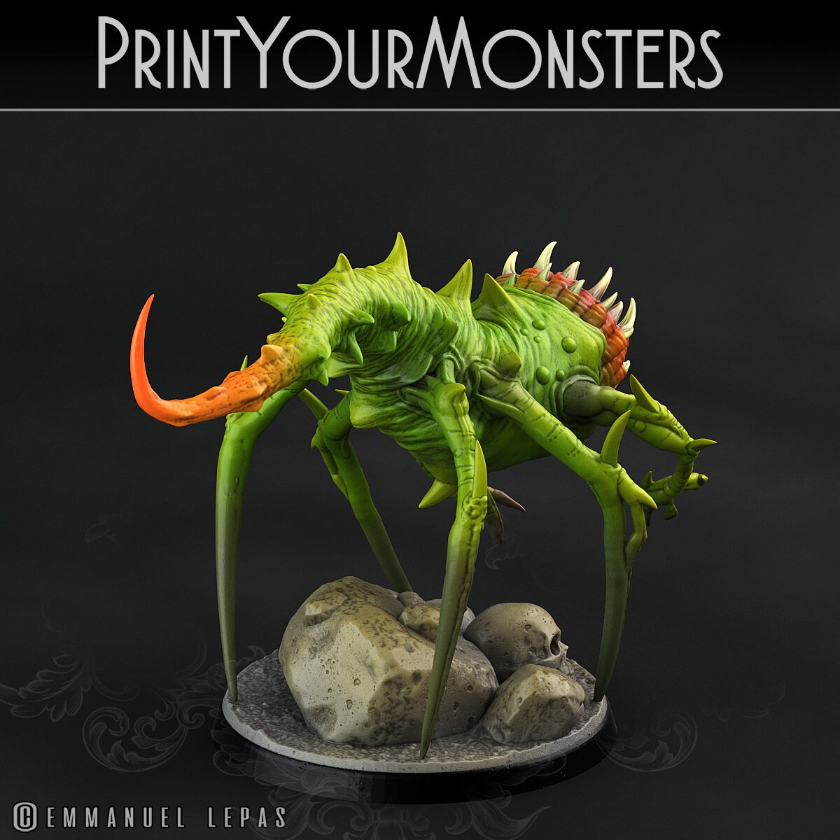 Void Tyrant set Worms Subterranean Terror Print Your - Etsy