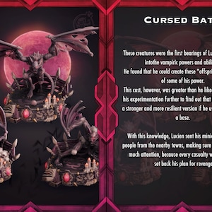 Cursed Bats Cast N Play Tabletop & RPG Miniature - Etsy