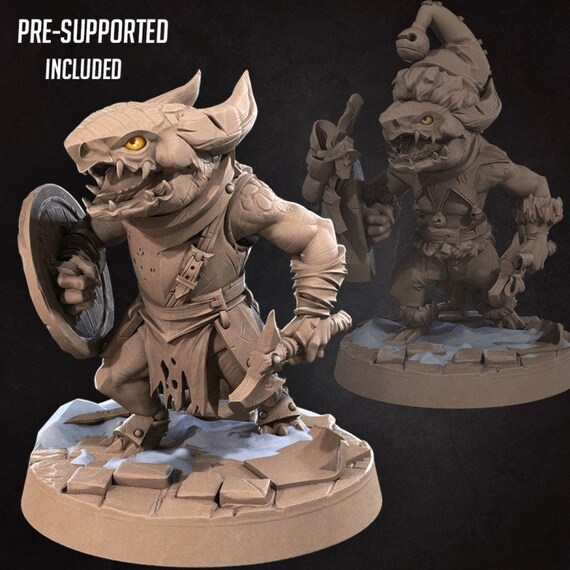 Kobold Warrior school of Thieves Bite the Bullet - Etsy