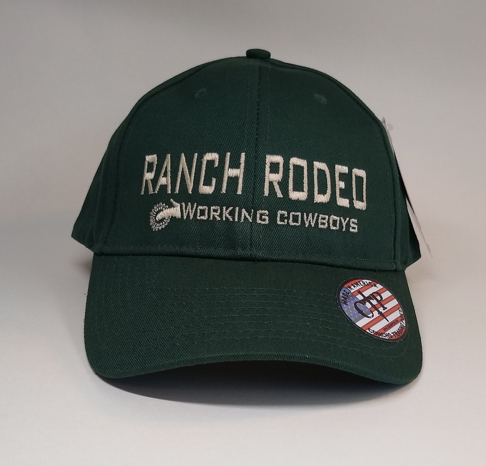 Ranch Rodeo, 6 Panel Hat Embroidered Green, Christmas Gift for Men ...
