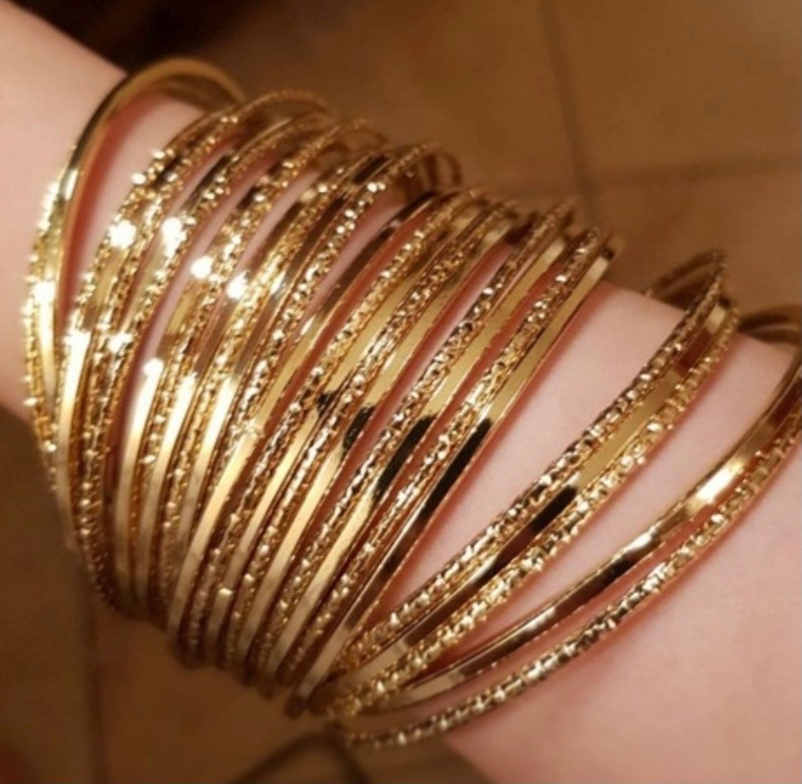 27 pcs Gold Chudiyan | Etsy