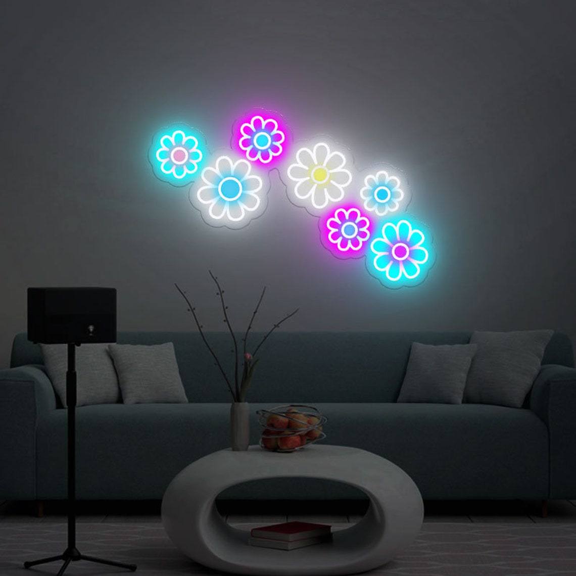 Beautiful Flower Neon Sign Custom Neon Light LED Light - Etsy