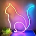 Cat Colorful Neon Signs for Home Décor.wedding - Etsy
